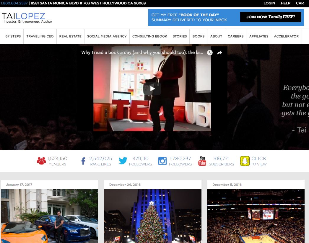 67 Step Programm von Tai Lopez | Test & Erfahrungen